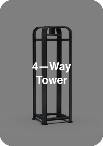 4-Way Tower | Customizable Modular Cable Tower | Intenza